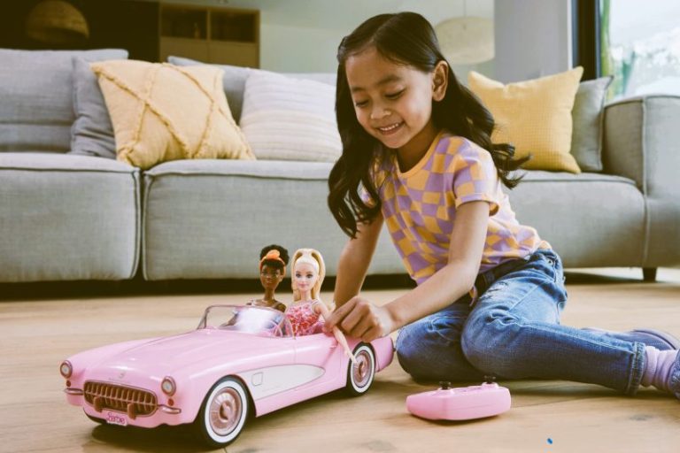 Barbie's Dream Ride: A Hot Wheels RC Corvette - Remote Control Cars